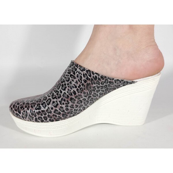 Saboti Animal print platforma piele naturala sbm5a, 39 EU - eMAG.ro