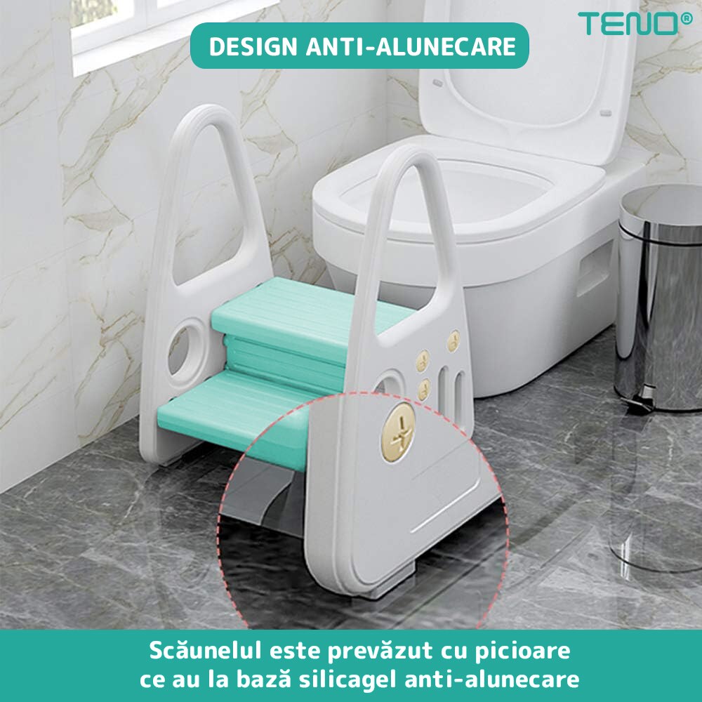 Scaunel Inaltator pentru Copii Teno®, multifunctional, tip scara, doua ...