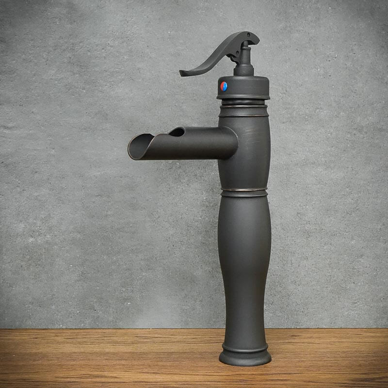 Robinet de lavoar, Duza fixa, Alama, Negru - eMAG.ro