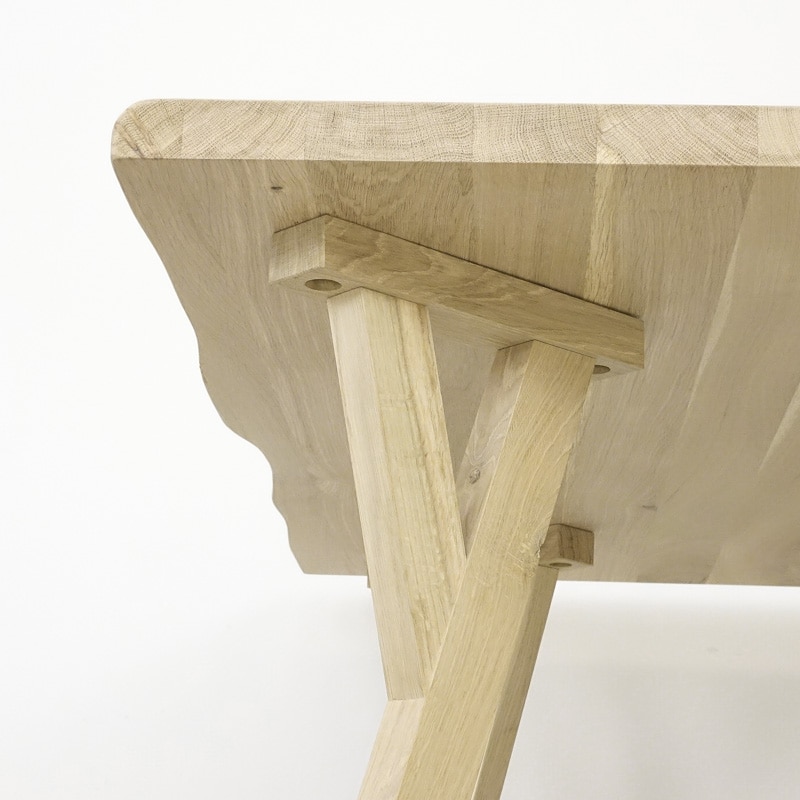 Picior de masa, Lemn, Forma Y, Bej - eMAG.ro