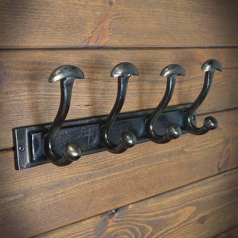 Cuier tip agatatoare, Negru, Aluminiu - eMAG.ro