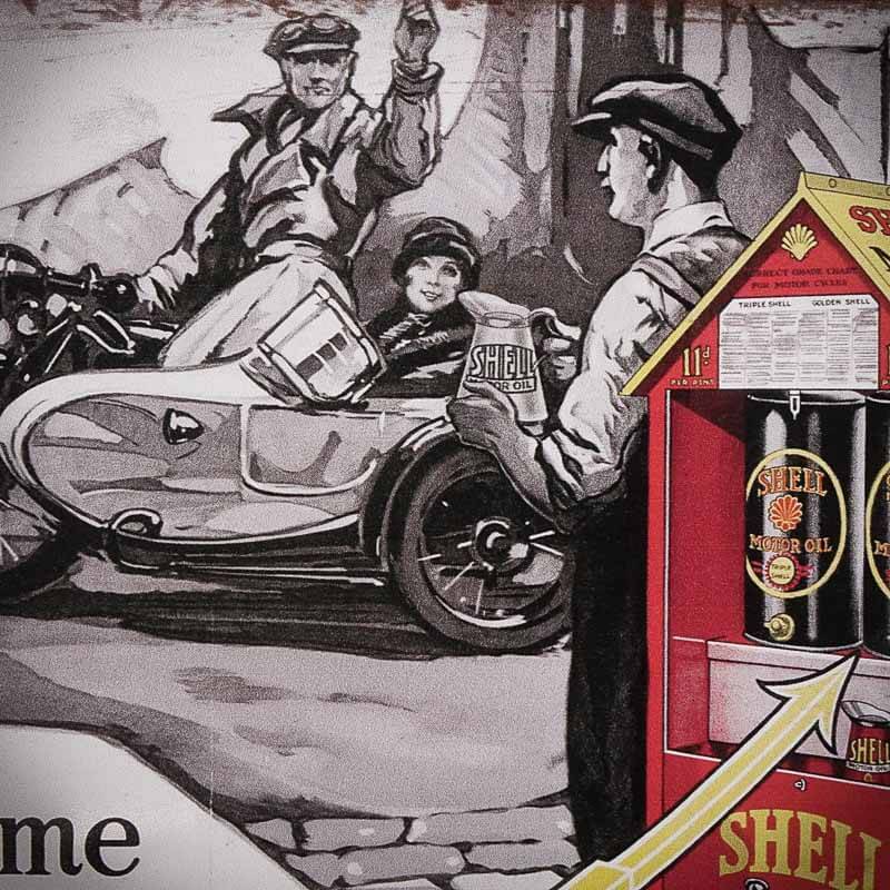 Placa decorativa SHELL 7, Metal, Multicolor - eMAG.ro