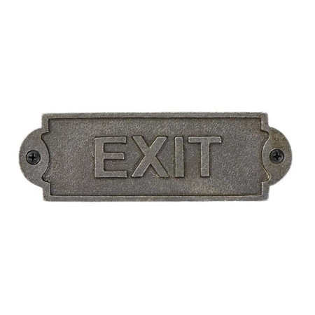 Placa decorativa EXIT, Fonta, Gri - eMAG.ro