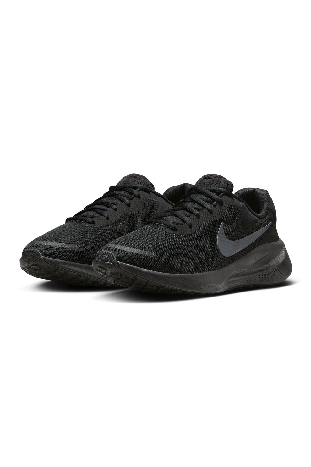 Nike, Pantofi pentru alergare Revolution 7 Road, Negru, 7.5 - eMAG.ro