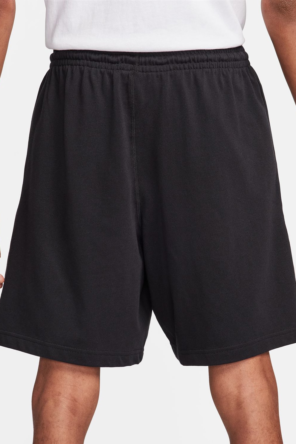 Nike, Bermude cu snur in talie Club, Negru, L - eMAG.ro