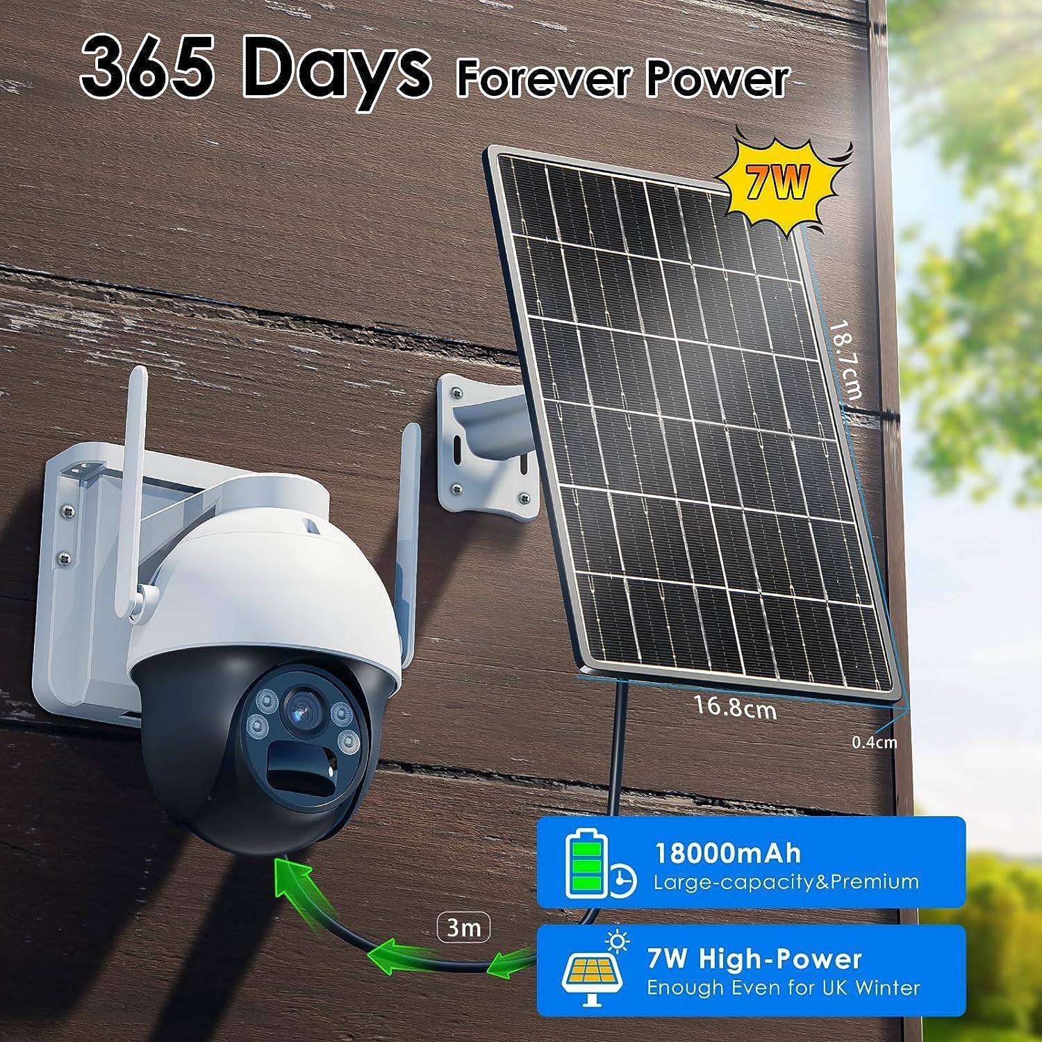 Camera Supraveghere video cu SIM, conexiune 4G, 4MP 2560x1440 cu panou ...