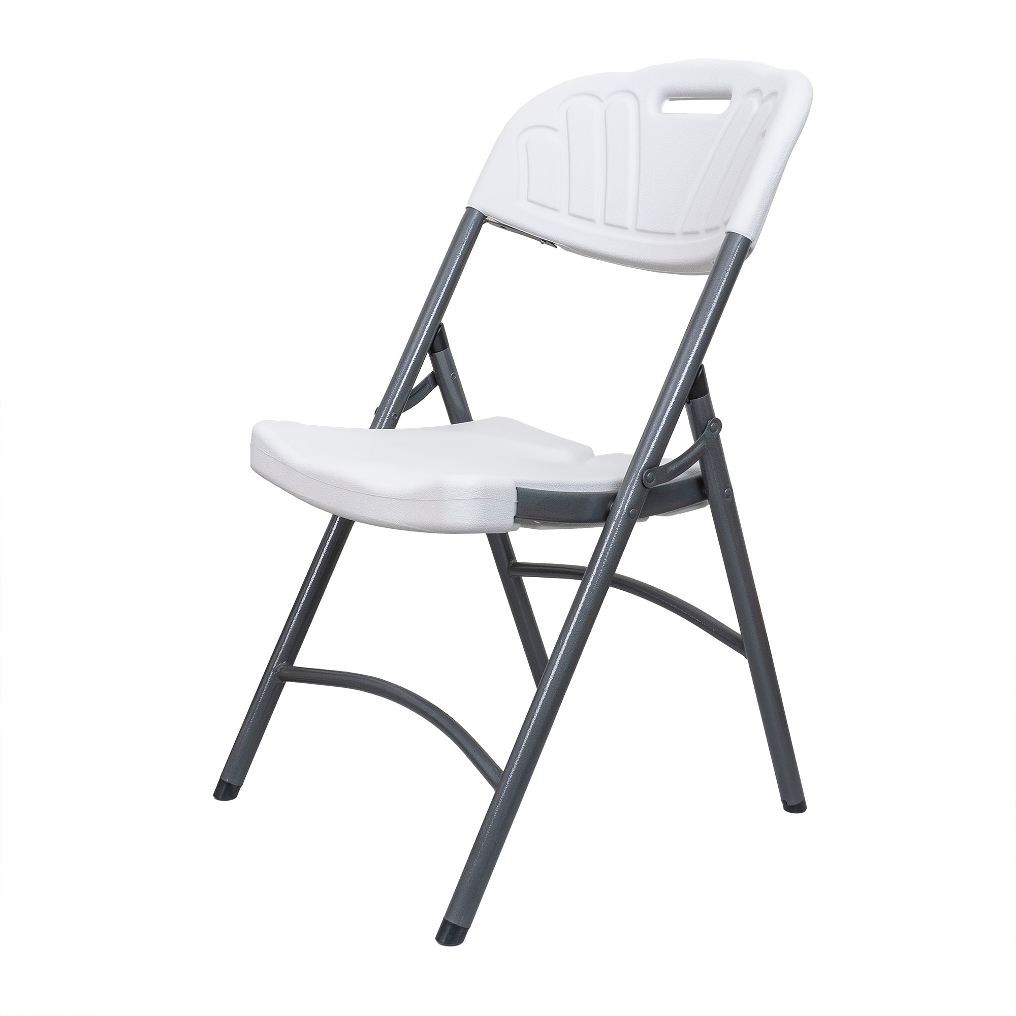 Scaun pliant din plastic pentru terasa, alb / ZTS 8192W - eMAG.ro