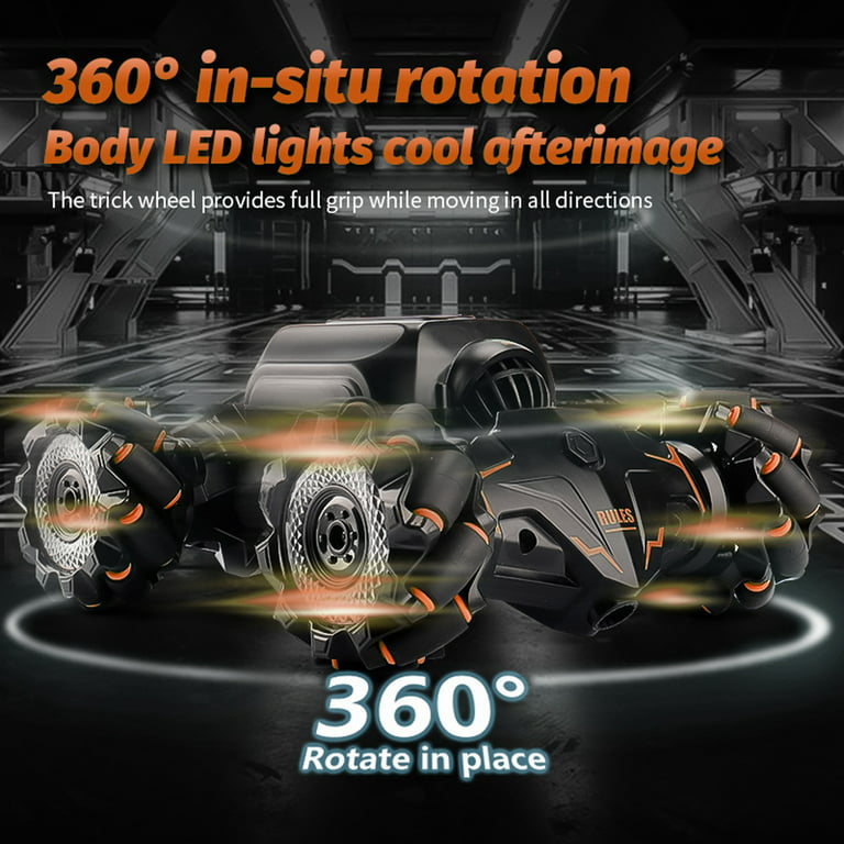 Stunt Twist Car с дистанционно управление, Yingyun®, 2,4 GHz, ръчен ...