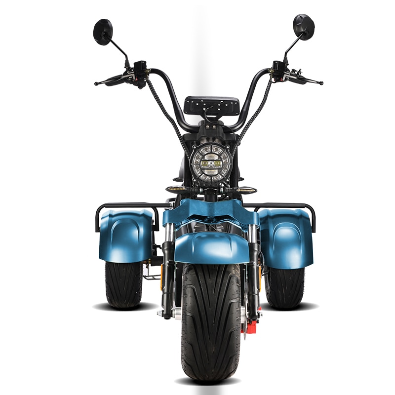 Elektromos robogó, HM3.0 modell, 2000 W-os motor, 12Ah akkumulátor, kék ...