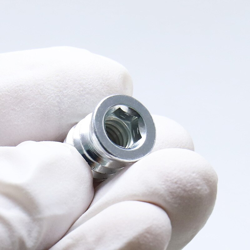 Set 40 Insertii Filetate pentru Lemn, Sunmostar, 1/4-15, 20mm, Argintiu ...