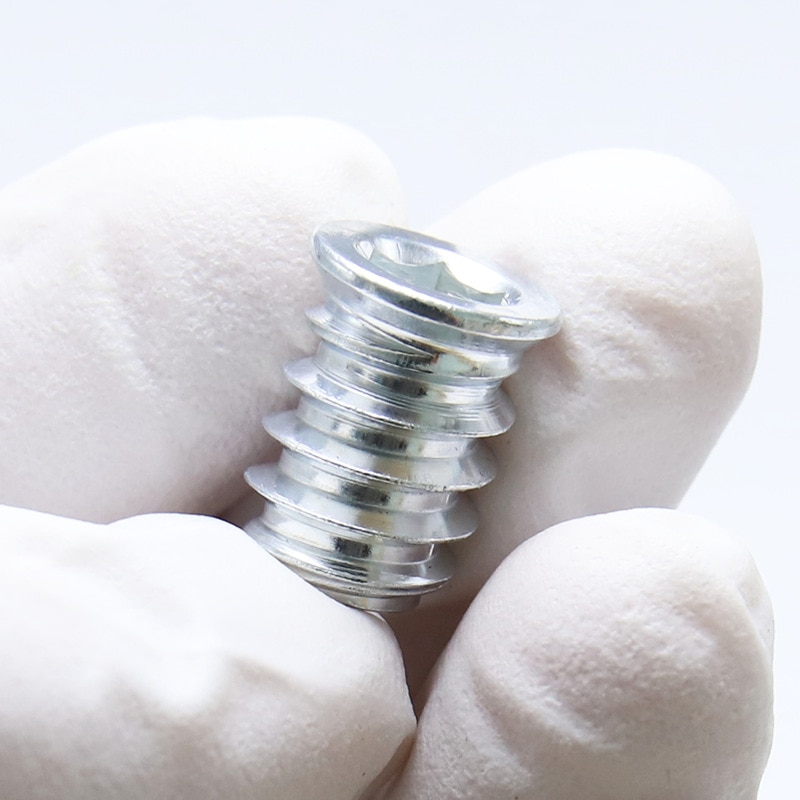 Set 40 Insertii Filetate pentru Lemn, Sunmostar, 1/4-15, 20mm, Argintiu ...