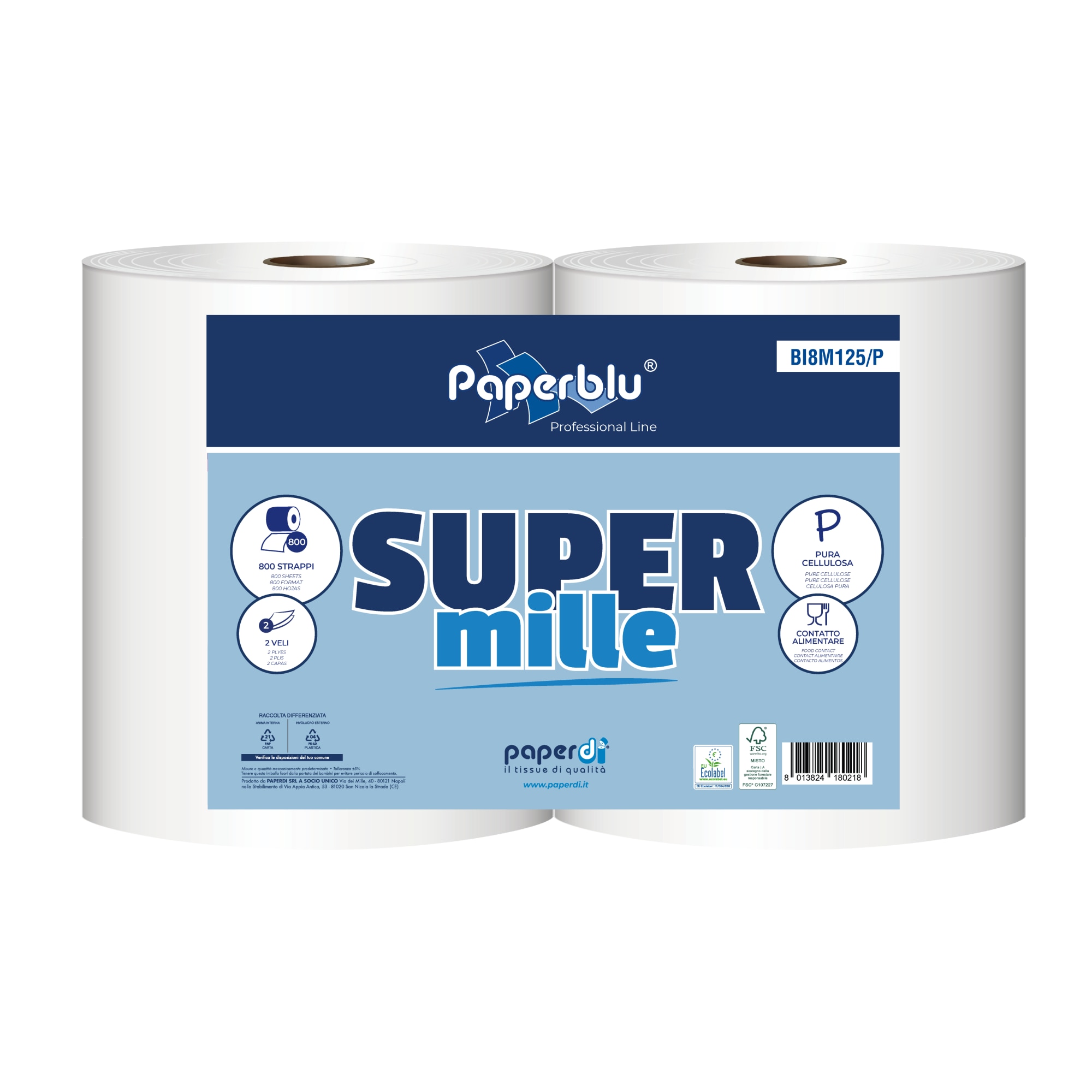 Prosoape hartie bucatarie, Jumbo, XXL, 2 straturi, 800 foi, 2 role/bax ...