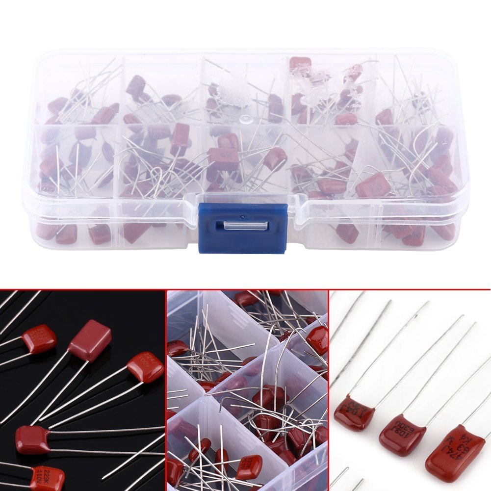 Set condensatori, Sunmostar, film poliester metalizat, 10nf~470nf, 100 ...