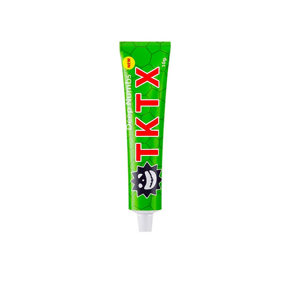Crema anestezica pentru tatuaje, TKTX, 99, 5% Plus, verde, 10 grame ...