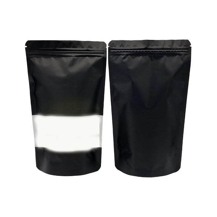 Set 100 pungi resigilabile, Llwl, Plastic, Negru - eMAG.ro