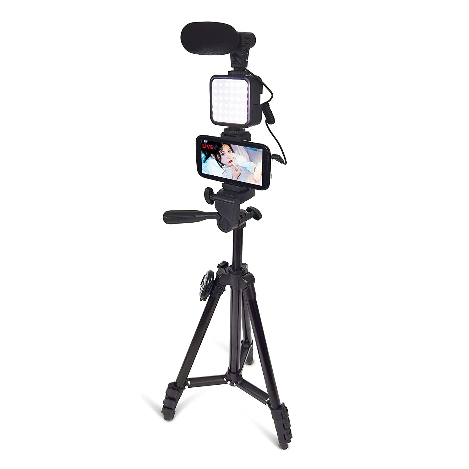 Kit Vlogging Avaxify®, pentru Filmari Video Youtube, TikTok, compatibil ...