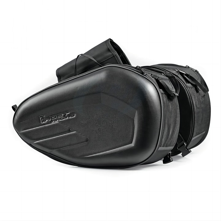 Set 2 genti moto laterale MOSMAOO®, impermeabila, extensibile 36-58L ...