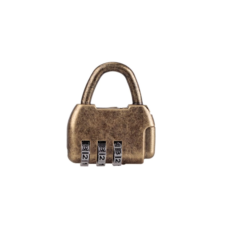 Lacat cu combinatie, LLWL, Fier, Bronz - eMAG.ro