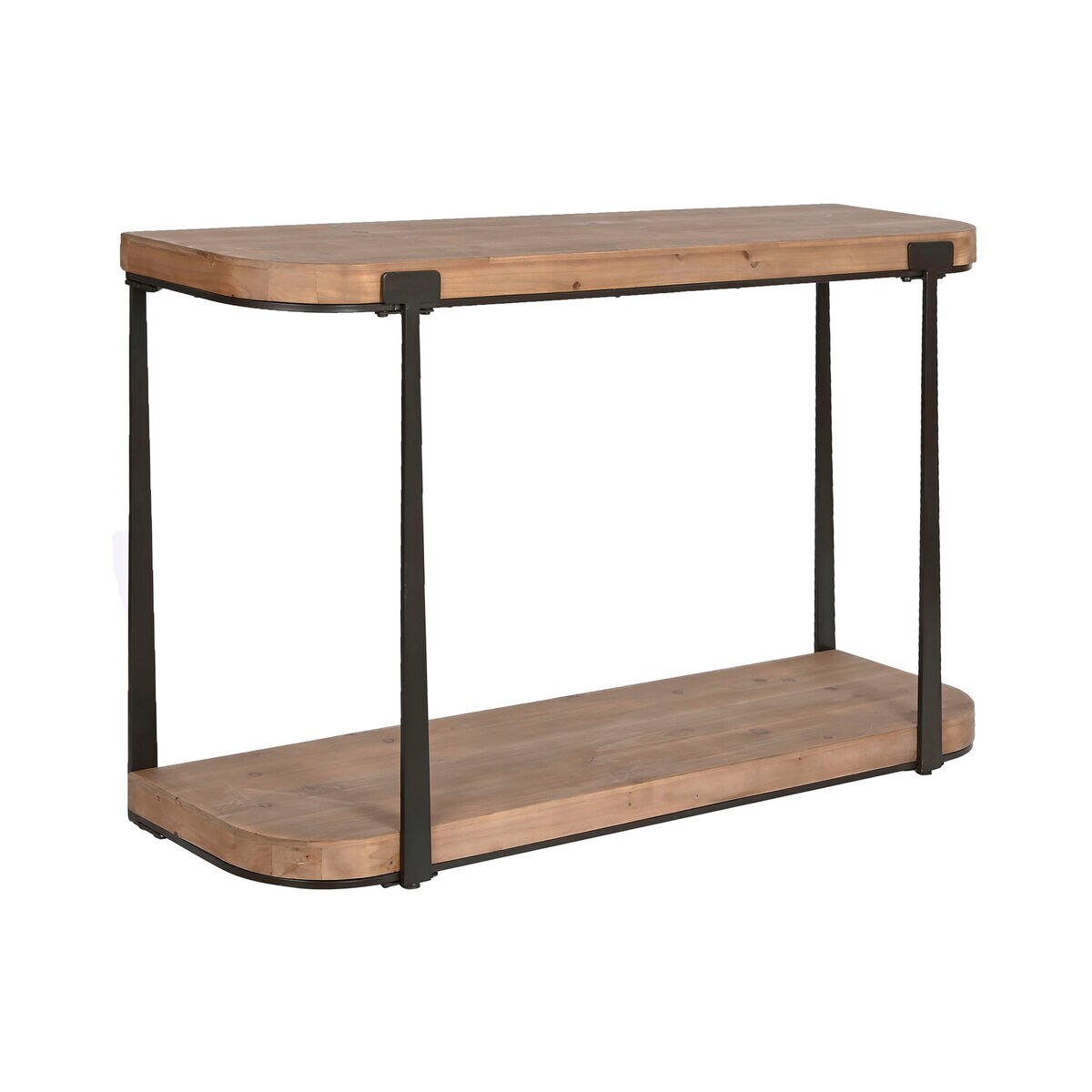 Consola mobilier, Home Esprit, Lemn, 120 x 35 x 75 cm, Maro/Negru - eMAG.ro