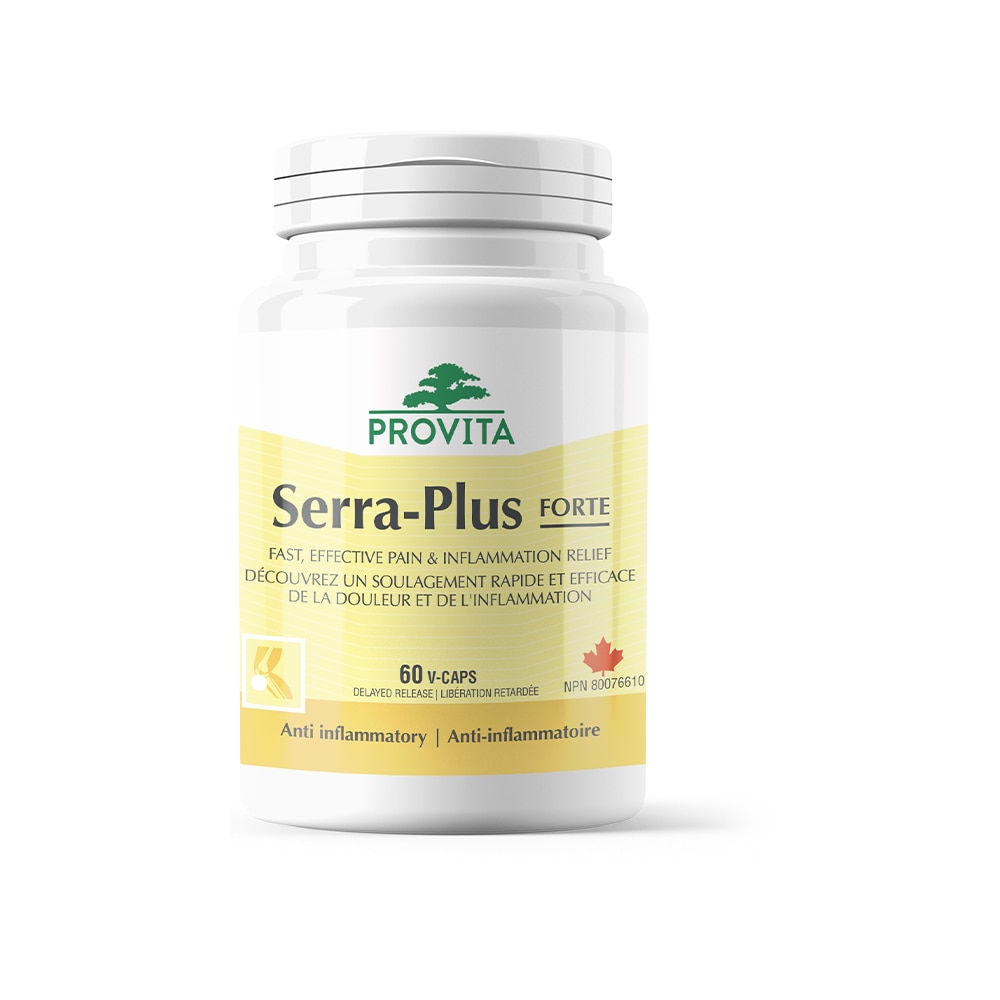 Serra Plus (Serrapeptaza), 60 capsule gastro-rezistente, Enzima ...