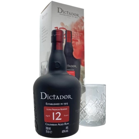 Rom Dictador 12 YO + 1 Pahare, 40%, 0.7l - eMAG.ro