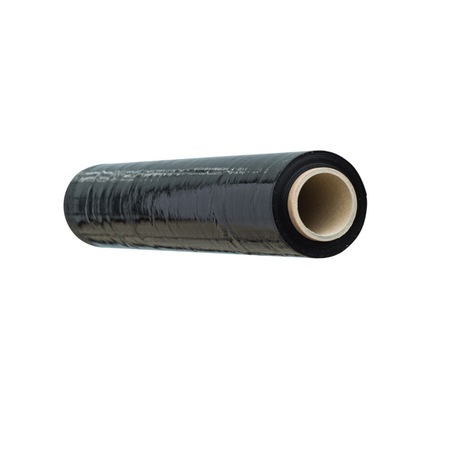 Folie stretch neagra pentru ambalare manuala, 23 my, 1, 2 kg, 50 cm ...