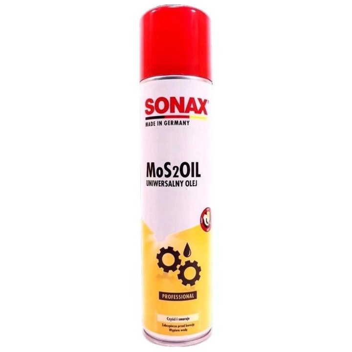Spray lubrifiant multifunctional MOS2, Sonax, 400 ml - eMAG.ro