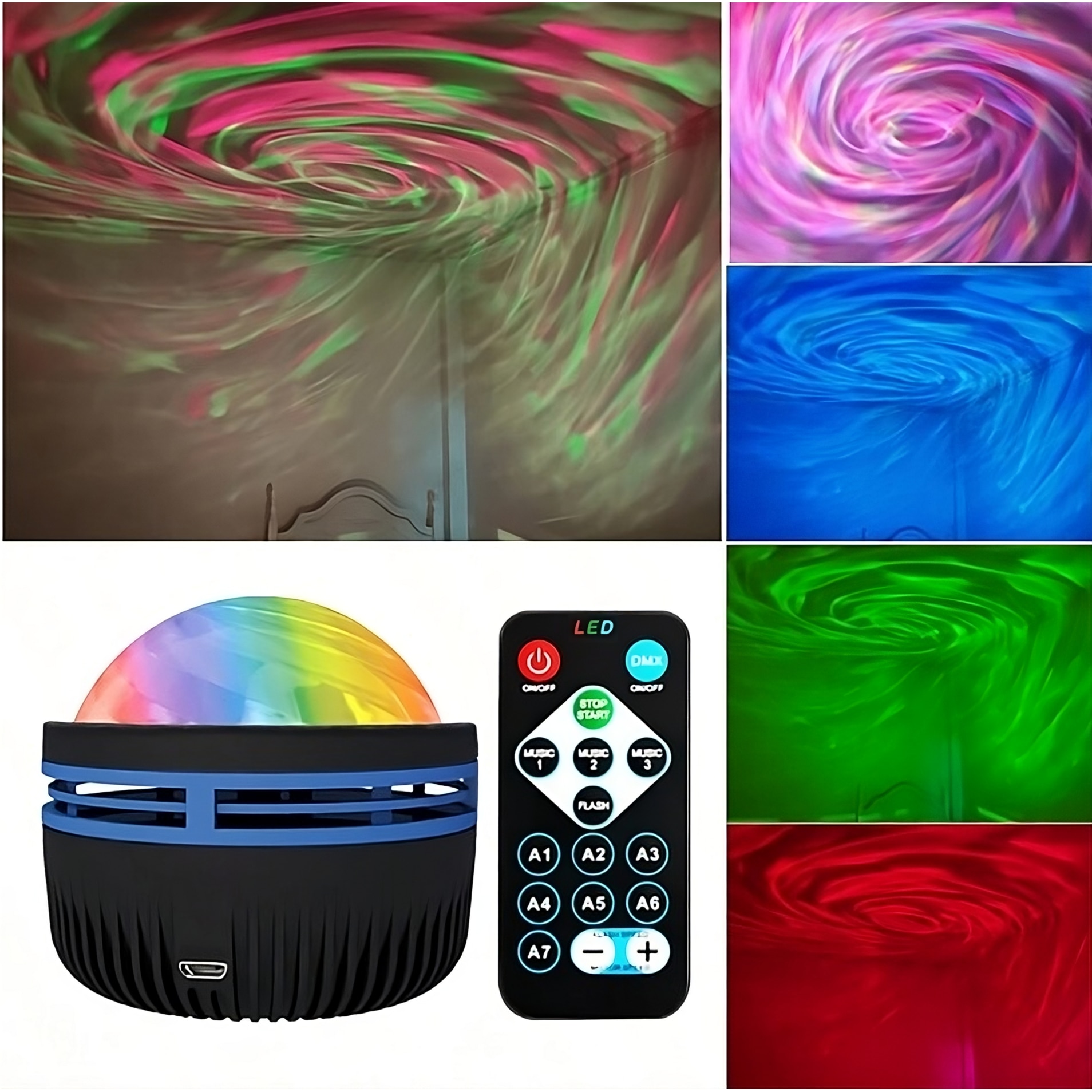 Proiector Galaxie LED Premium, Creati o Atmosfera Uimitoare pentru ...