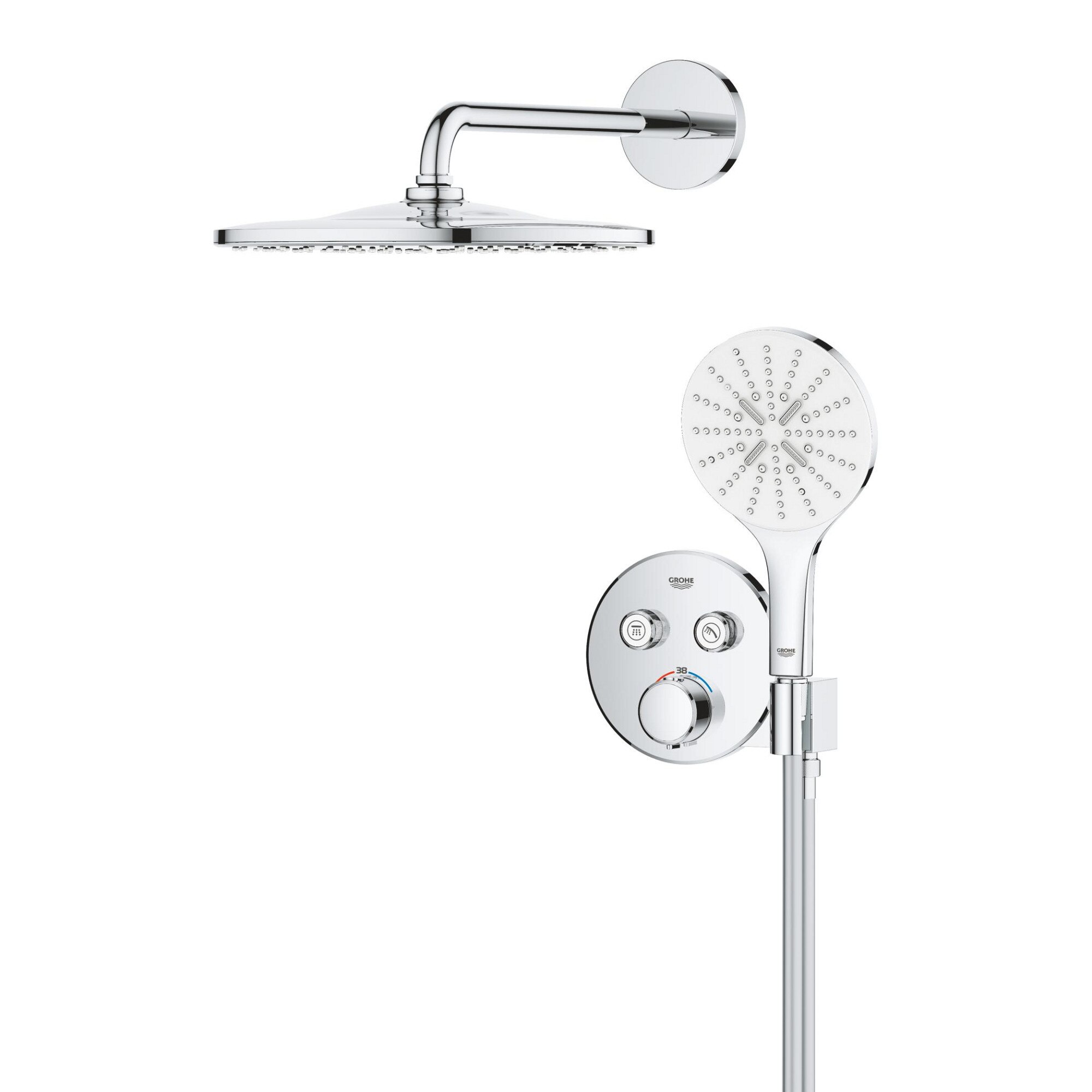 Grohe SmartControl 34877000 душ система, 1/2'', вградена, 310 мм, 1 ...