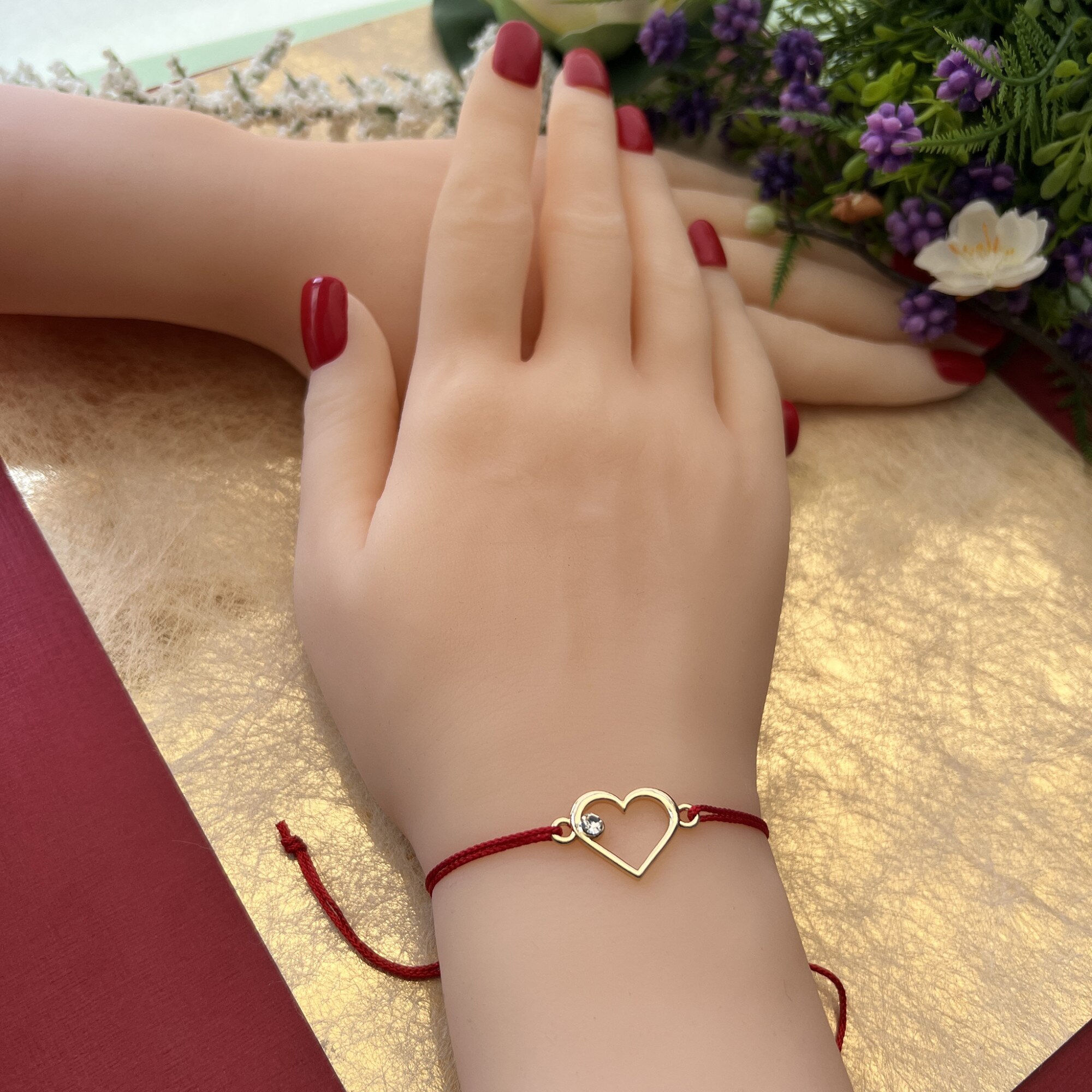 Bratara Rosie Shiny Gold Plated - Inima - eMAG.ro