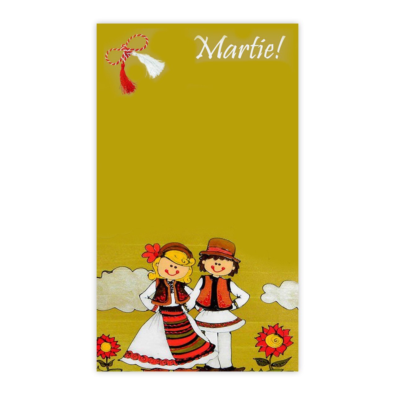 Set 200 Cartonase cu tematica Martisor, marx118, multicolor, 9.5x5.5cm ...