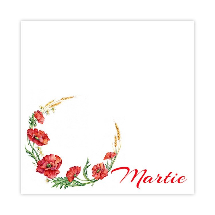 Set 200 Cartonase cu tematica Martisor, marx512, multicolor, 5x5cm ...