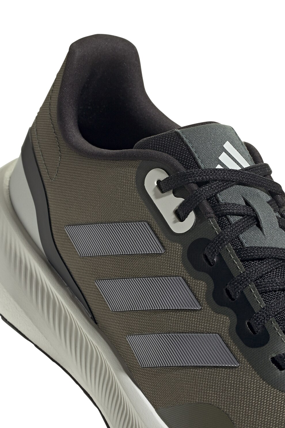 adidas Performance, Обувки за бягане Runfalcon 3.0 TR с лого, Сив, Каки ...