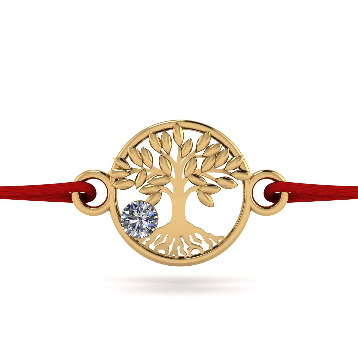 Bratara Rosie Shiny Gold Plated - Copacul Vietii - eMAG.ro