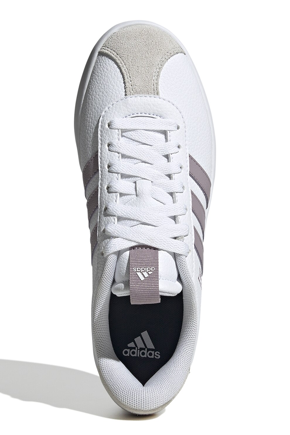 adidas Sportswear, Pantofi sport cu insertii din piele intoarsa VL ...