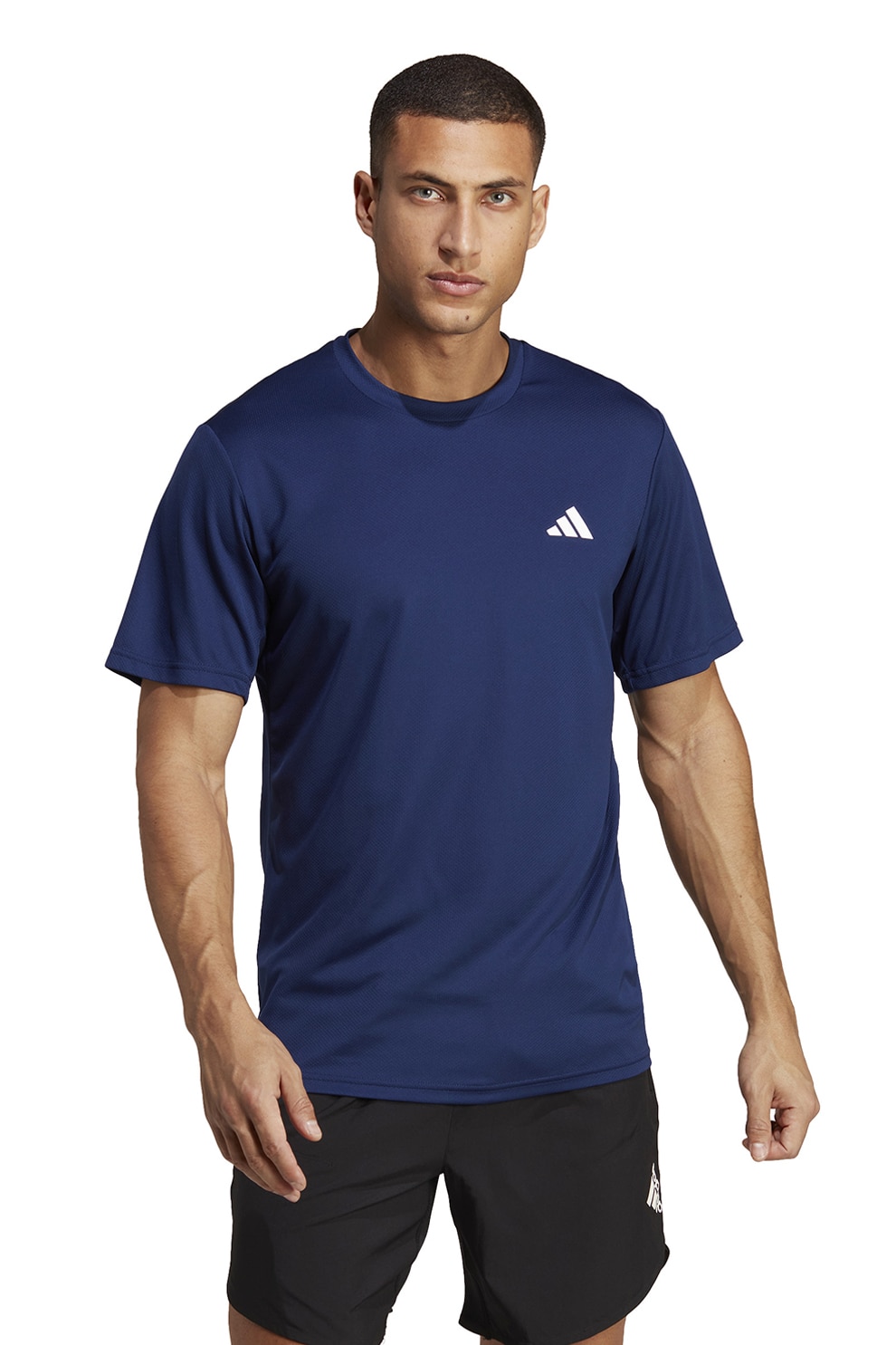 adidas Performance, Tricou pentru antrenament Base, Bleumarin, L - eMAG.ro