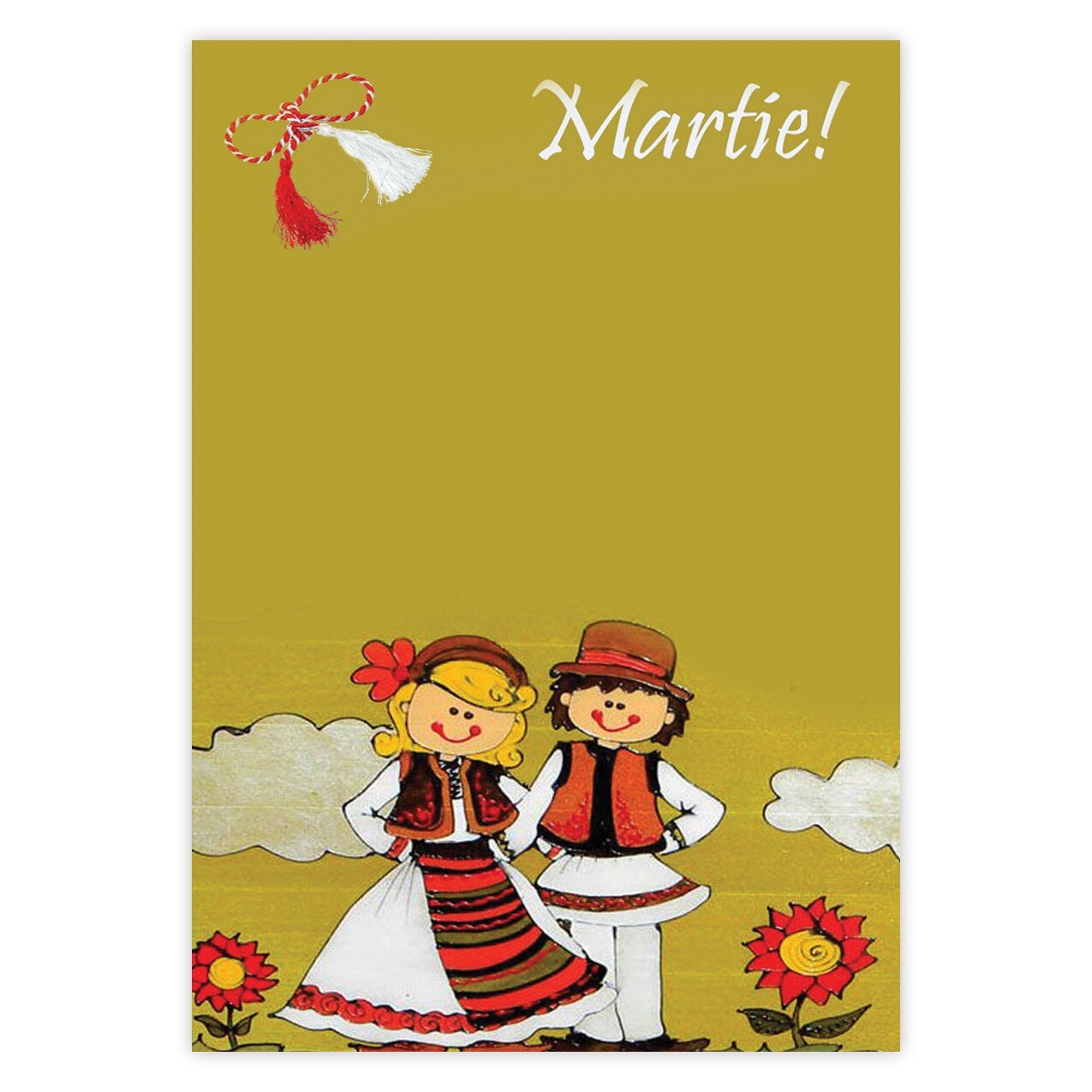 Set 200 Cartonase cu tematica Martisor, marx016, multicolor, 10x7cm ...