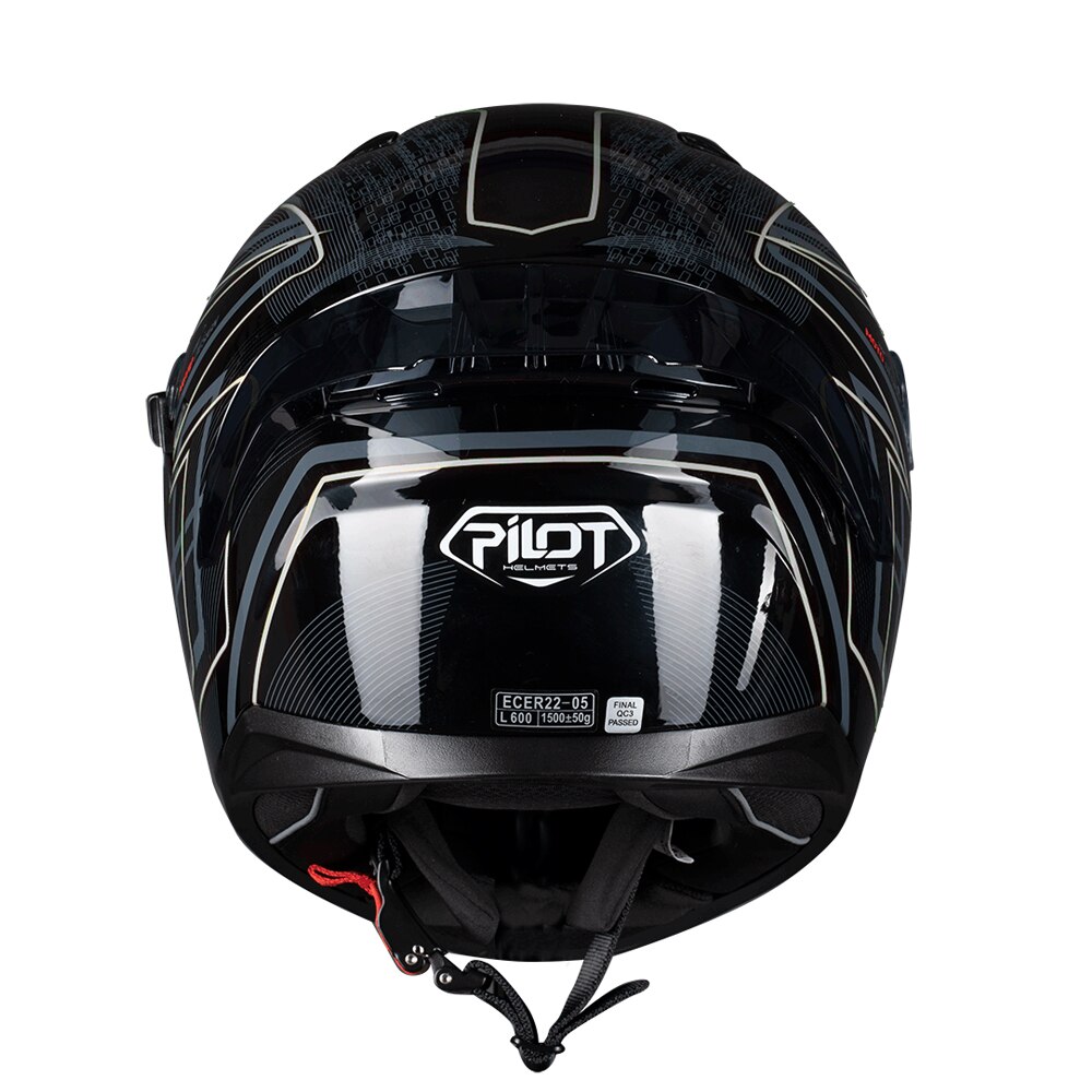 Casca moto/ATV, Pilot FLIPPER Fighter cu ochelar soare - negru, gri, XL ...