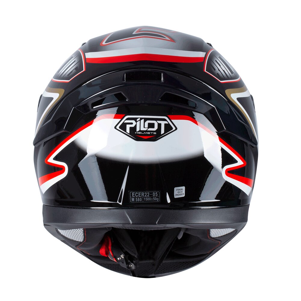 Casca moto/ATV, Pilot SNAKE Racing cu ochelar soare - negru, auriu, 2XL ...