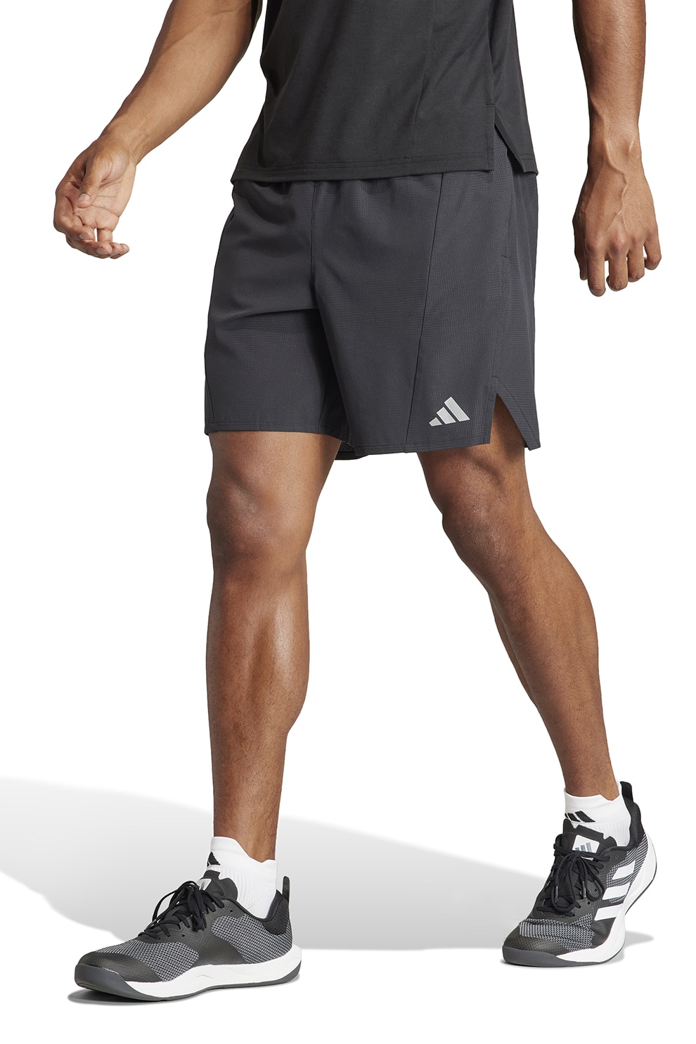 adidas Performance, Pantaloni scurti pentru antrenament HEAT.RDY, Negru ...