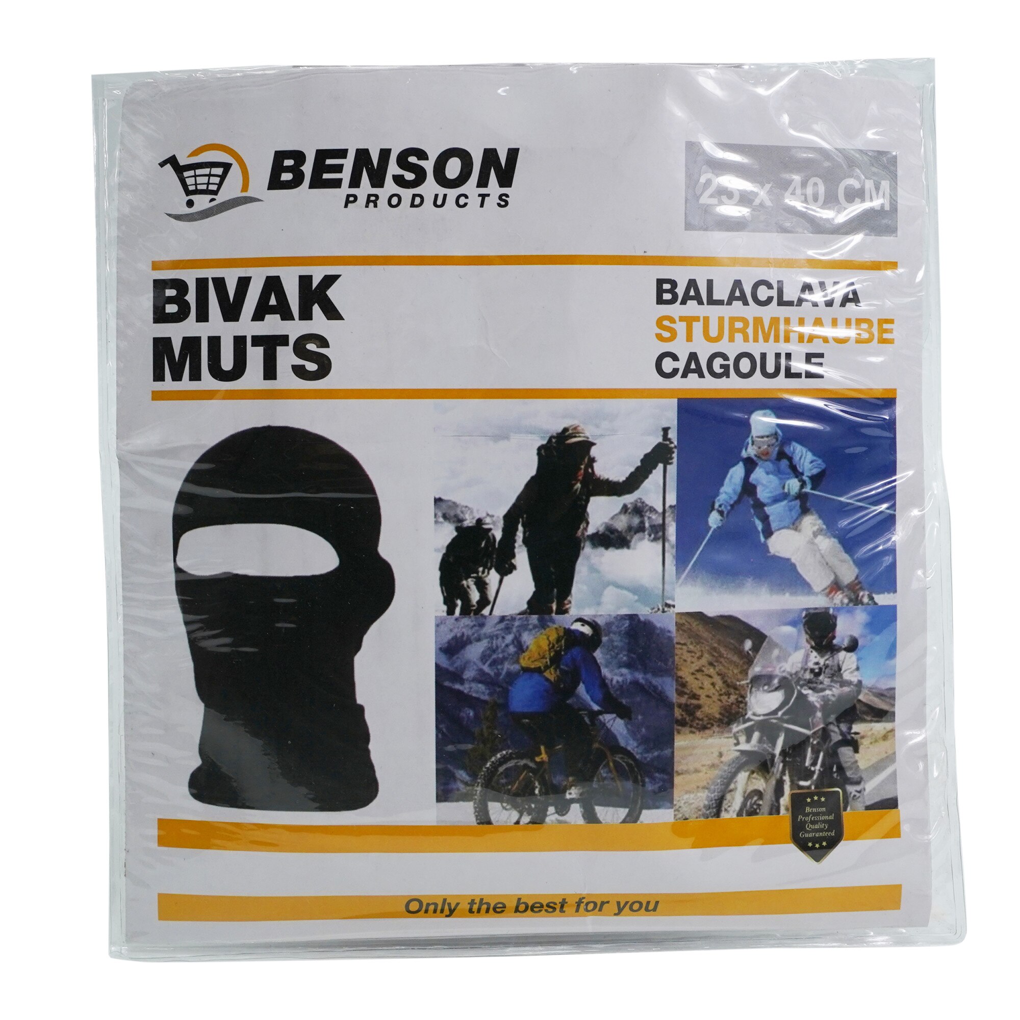 Cagula de schi, negru, Benson, 91348 - eMAG.ro