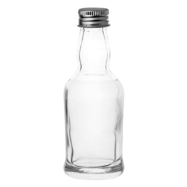 Set 10 recipiente din sticla cu dop metalic, ClickDeal®, 30ml - eMAG.ro