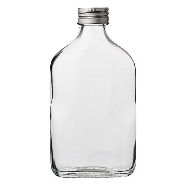 Set 10 recipiente din sticla cu dop metalic, ClickDeal®, 200ml - eMAG.ro