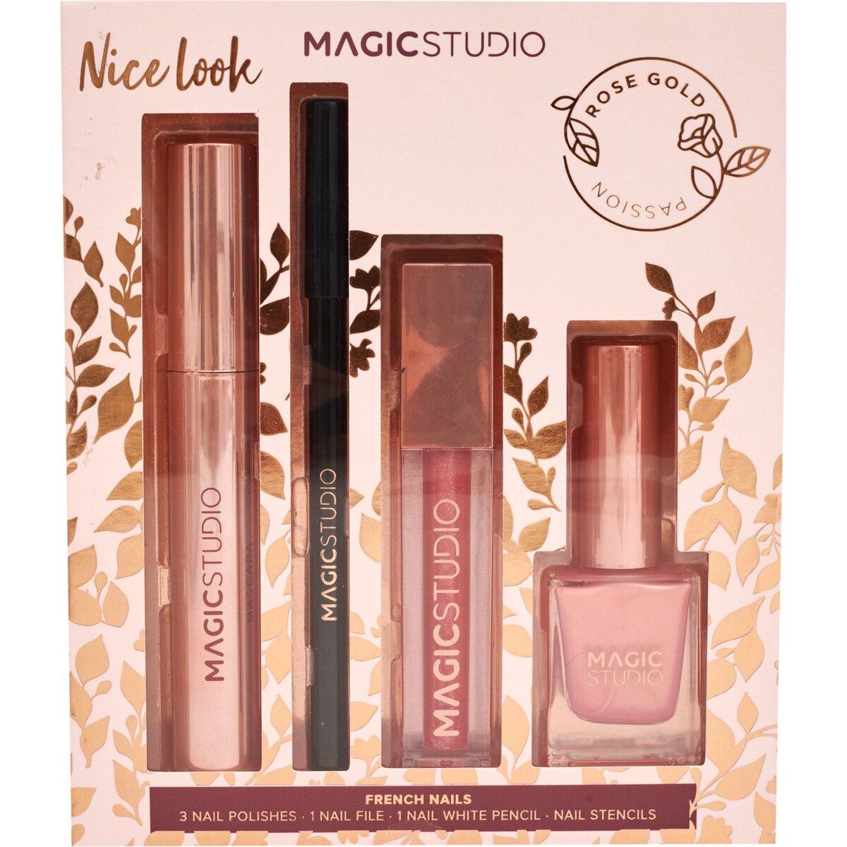 Set de machiaj, MAGIC STUDIO, Rose Gold, Roz - eMAG.ro
