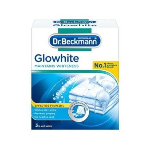 Inalbitor pentru rufe, Dr.Beckmann, Glowhite, 3 x 40 g - eMAG.ro