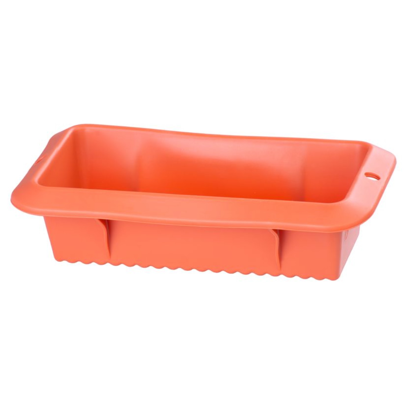 Forma de copt din silicon pentru paine/cozonac, portocaliu, 24x12.5x6 ...