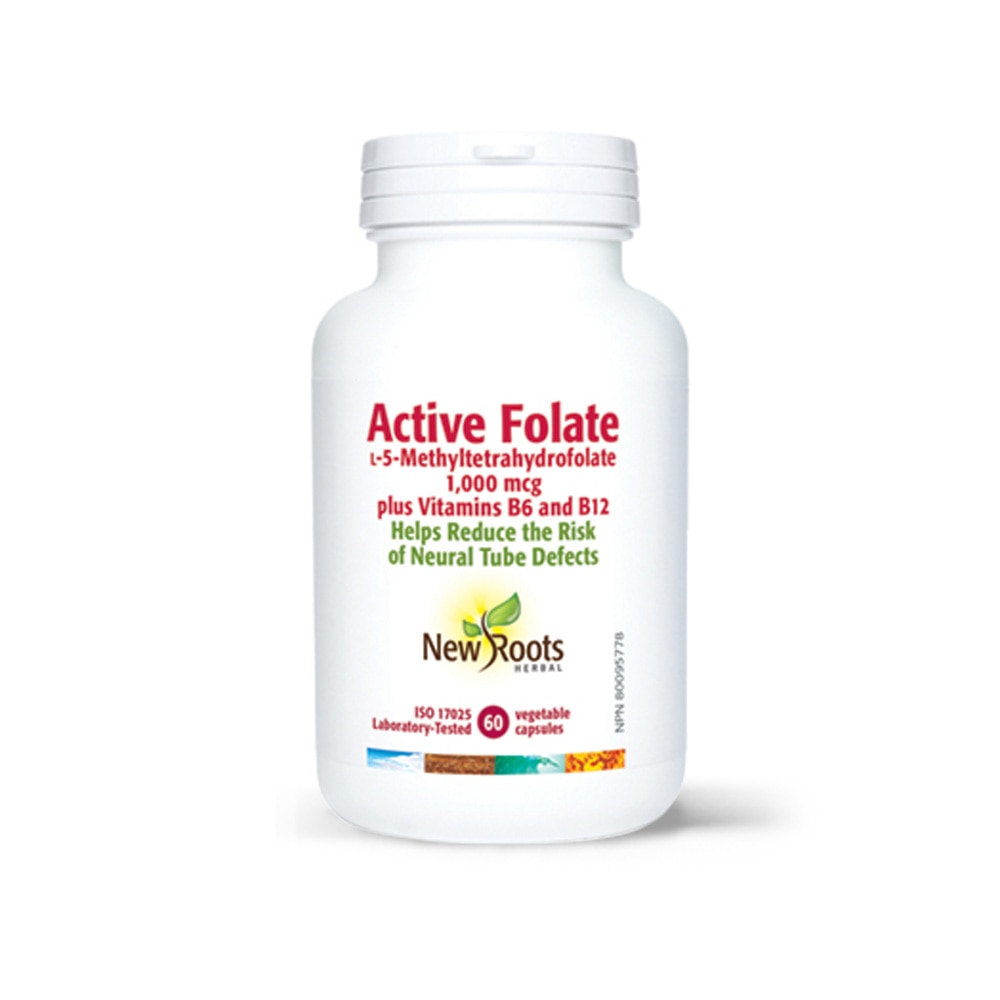 Active Folic Acid, 1 m, 60 capsule vegetale, Sprijin pentru Sarcina si ...