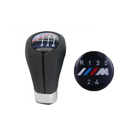 Кожена топка за скоростен лост, BMW М 1 3 E30 E36 E46 E90 E91 E92 E93 E81 E82 E87 E88 - eMAG.bg