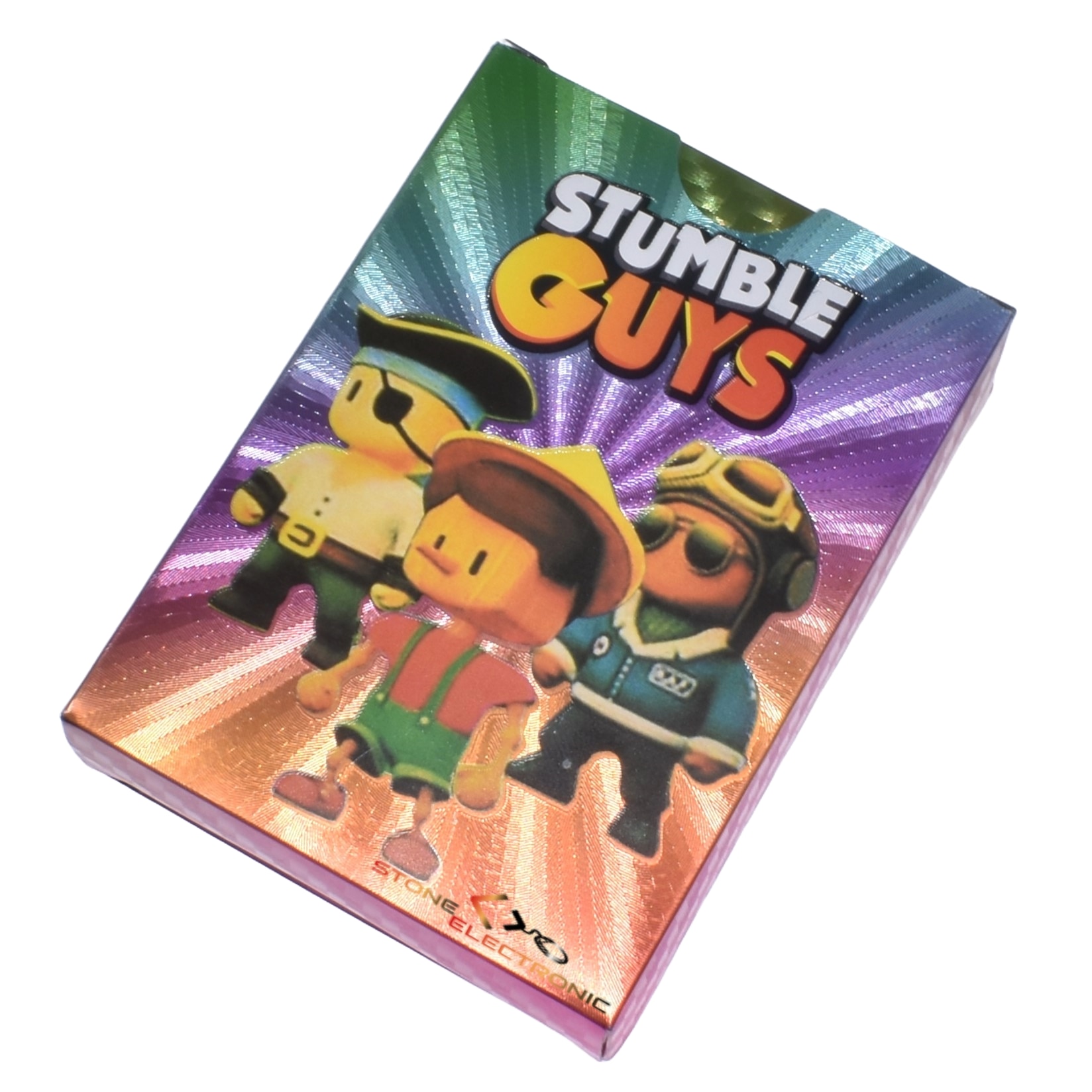 Set 55 carduri Stumble Guys Stone®, Puppet, Hologram, Multicolor - eMAG.ro