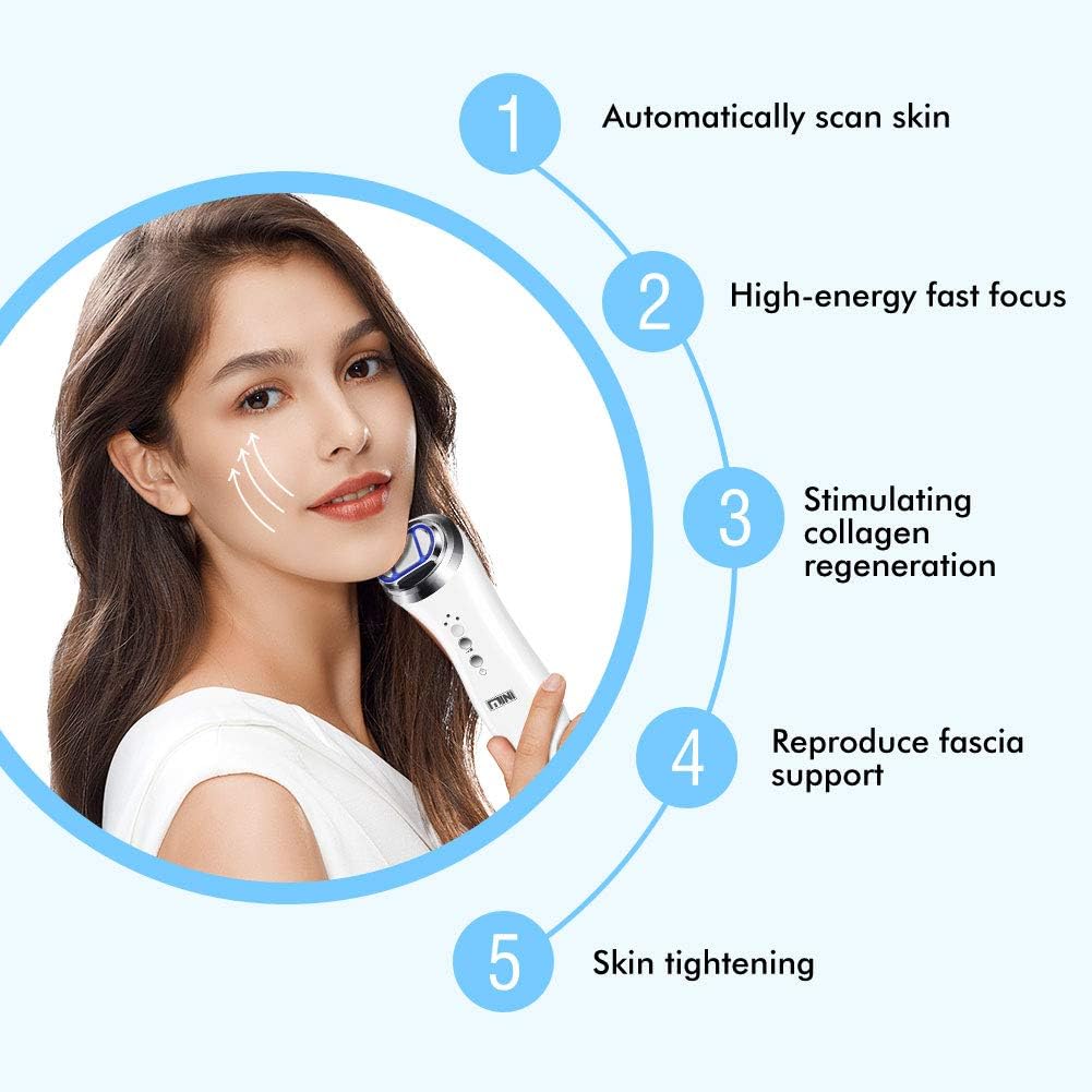 Aparat facial cu ultrasunete anti-imbatranire, MOSMAOO®, Mini Hifu ...